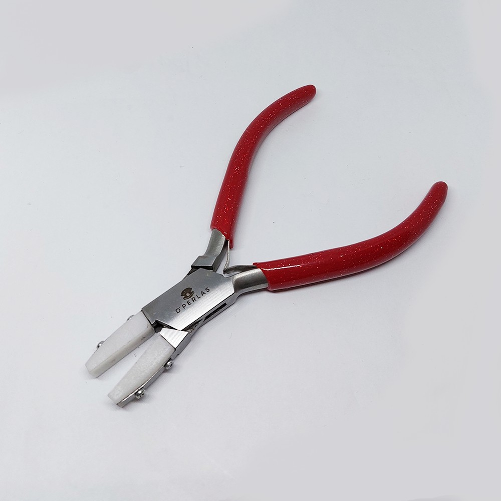 PINZA PUNTA PLASTICA ACERO INOXIDABLE | D'Perlas